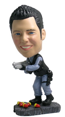 Shooter Bobblehead Polyresin | Bobbleheads.com