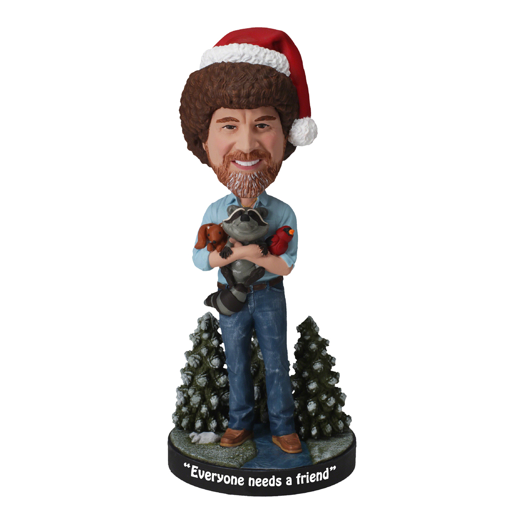 Holiday Bob Ross Bobblehead | Bobbleheads.com