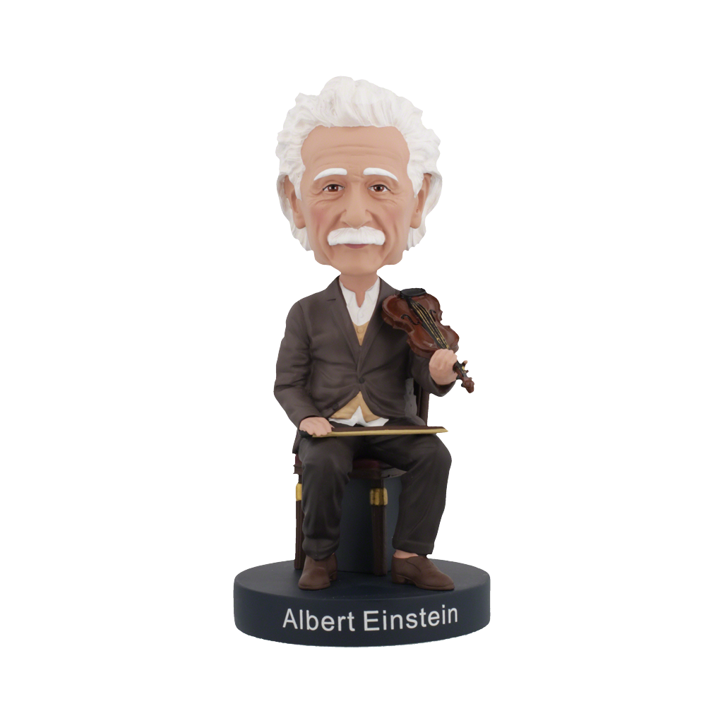 Albert Einstein Violin Bobblehead | Bobbleheads.com