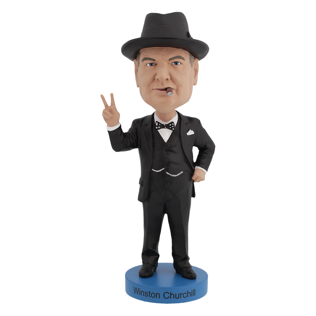 Winston Churchill v2 Bobblehead | Bobbleheads.com