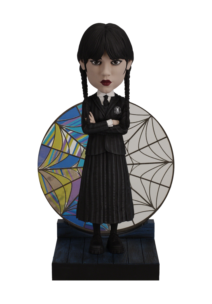 Wednesday Stained Glass Bobblehead | Bobbleheads.com